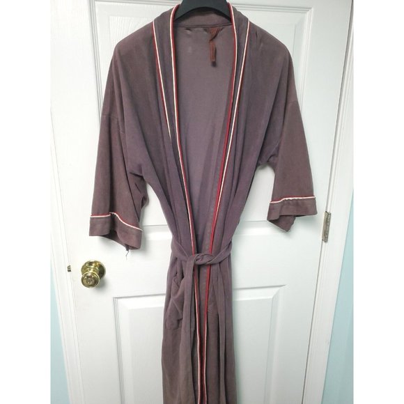 PAIGE | Other | Vintage Michael Paige Robe Mens Gray W Red And White ...